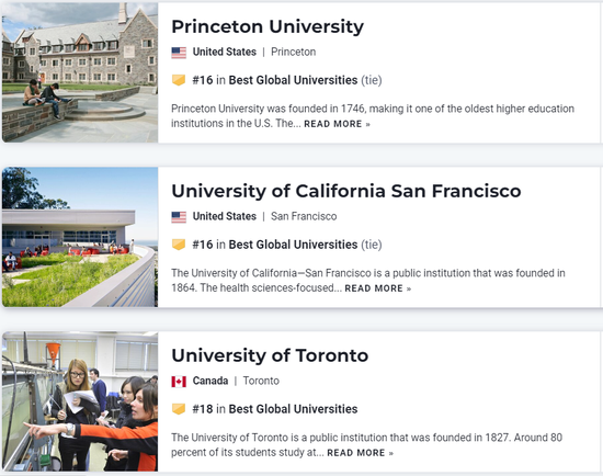 2023USNews世界大学排名：英美又霸榜_无忧资讯