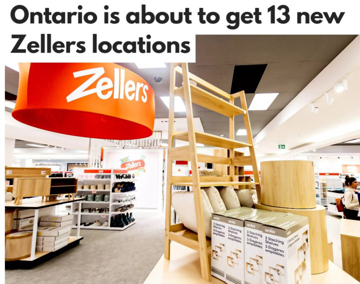 Zellers回归多伦多：9月安省新开13家店_无忧资讯